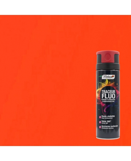 Peinture aérosol fluo rouge | Colorants-pigments.fr
