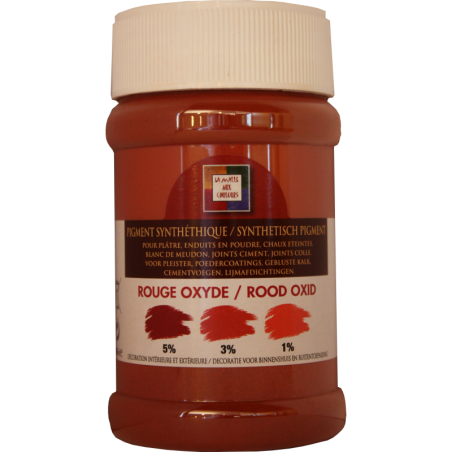 Pigment poudre Rouge Oxyde La Malle aux Couleurs | Colorants-pigments