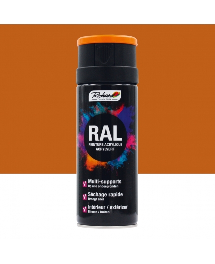 Peinture aérosol RAL 2010 orange signal | colorants-pigments.fr